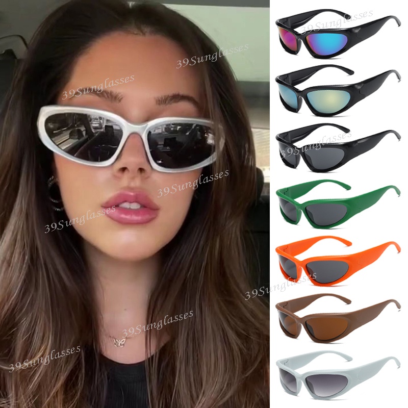 Punk Sunglasses For Y2k Women Millennium Futuristic Sense Spice Girl
