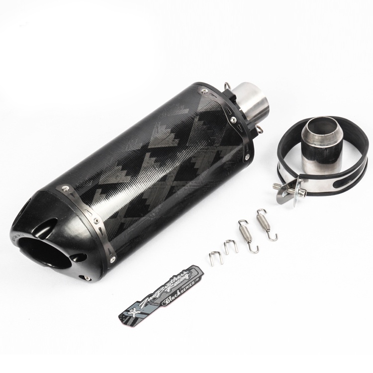 51mm Motorcycle Exhaust Muffler Two Brothers Exhaust CNC Aluminium Alloy Carbon Fiber Muffler ...