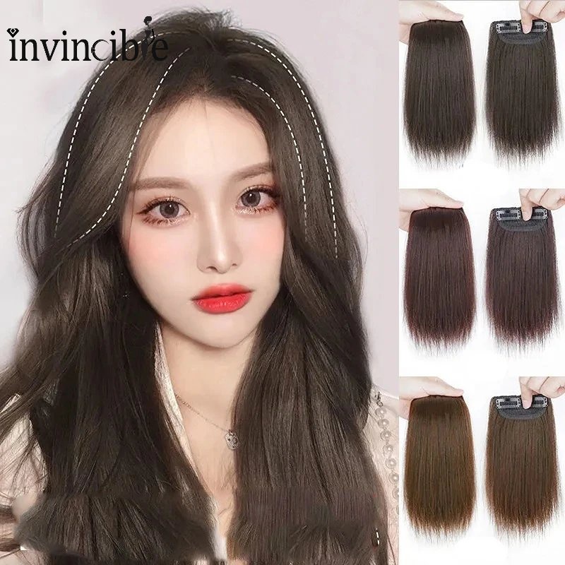 Short Straight Pad Hair Pieces Clip In Hair Extensions/ Women Beauty ...