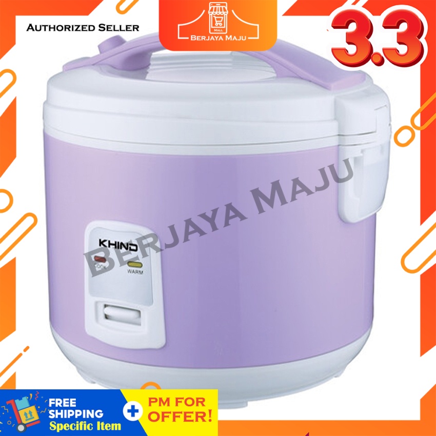 Khind 1.0L Jar Rice Cooker RCJ1008 Purple / Green | Shopee Malaysia