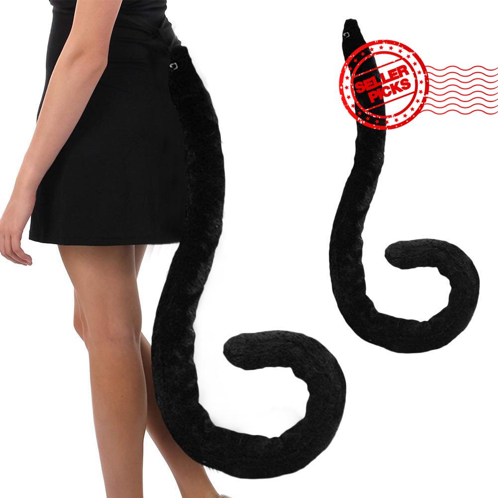 Cosplay Cat Tail E-Ting Long Fur Neko Anime Toy Little Fox Tail ...