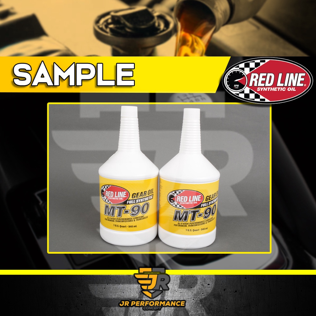 Redline MT-90 Red Line MT90 Gear Oil GL-4 MTF Manual Transmission Gear ...