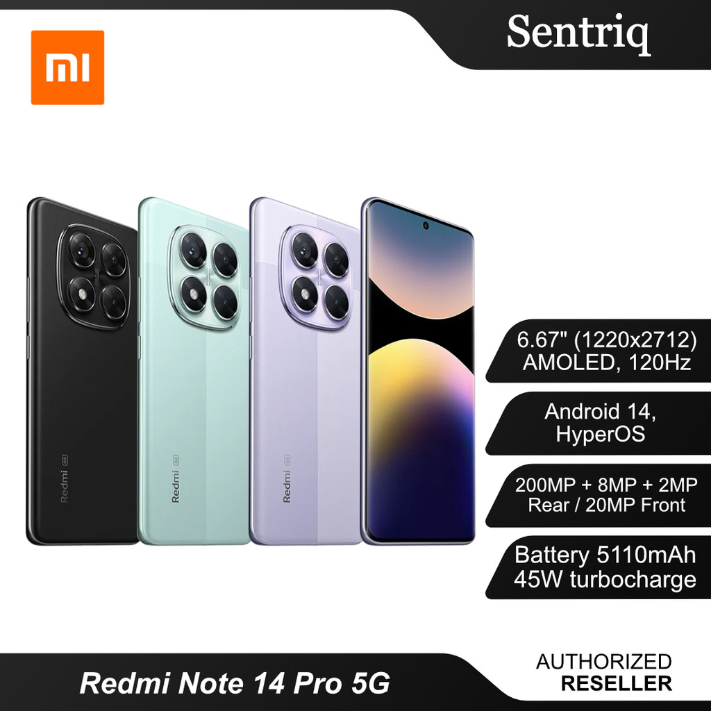 Spesifikasi dan harga Redmi Note 14 Pro 5g di Malaysia - TechNave BM