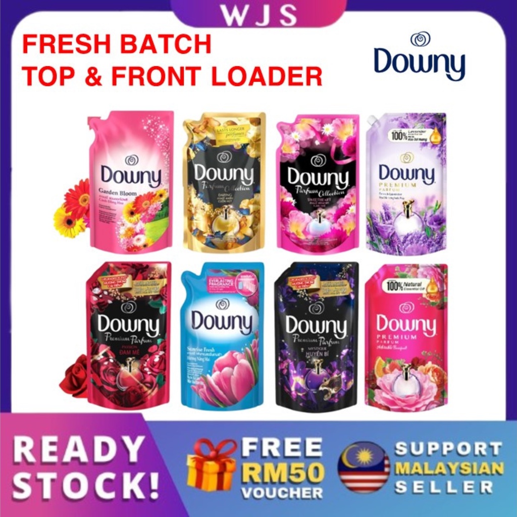 WJS Downy Fabric Concentrate Conditioner Refill Fabric Softener Pelembut Fabrik Detergen 衣服柔软剂 ...