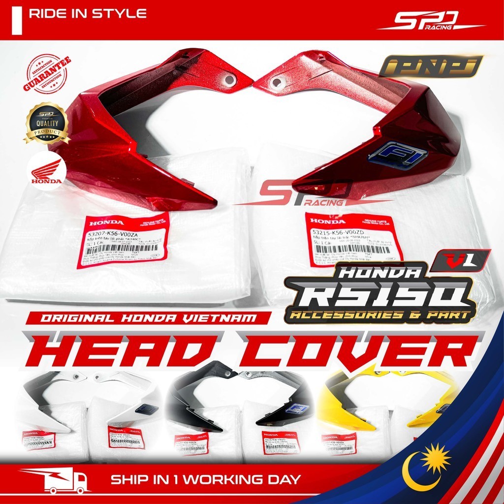 RS V1 Head Cover I Original Honda Vietnam For HONDA RS150 V1 red | PGMall