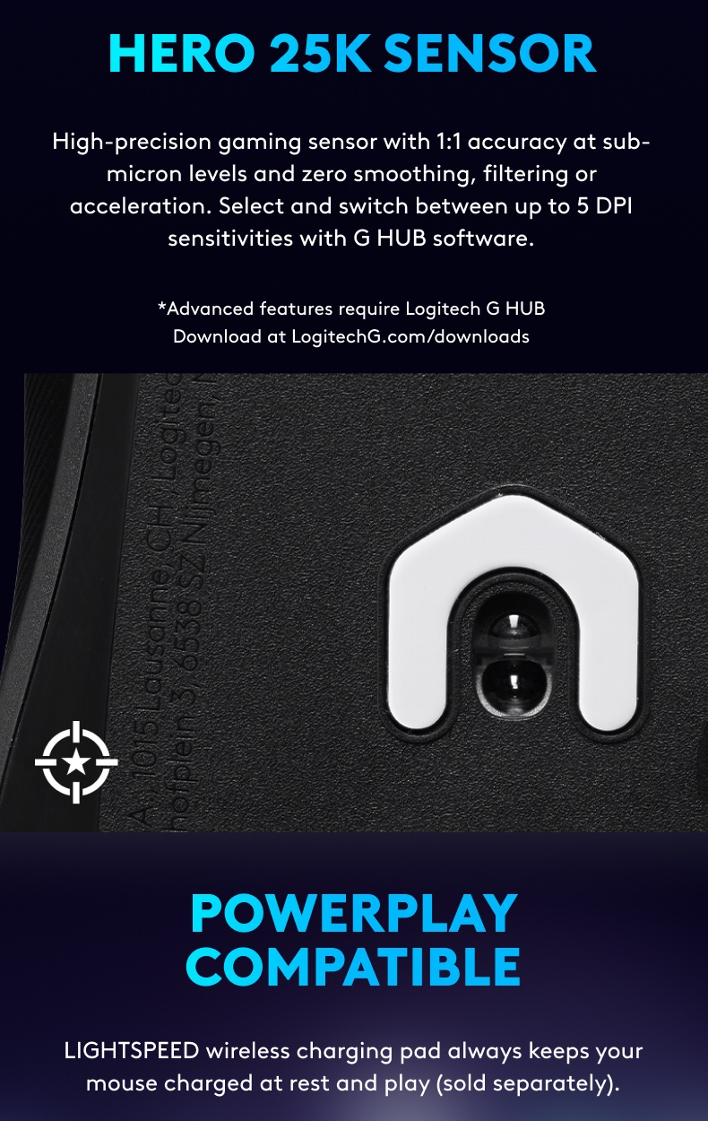 Logitech G502 X Plus Lightspeed Wireless RGB Gaming Mouse Optical Mouse ...