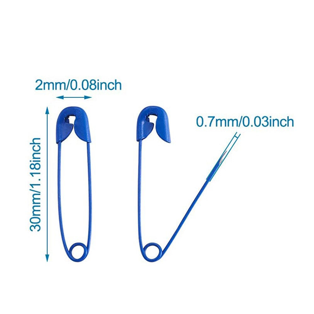 20 pcs Safety Pin Hijab Brooch Pin Baby Pin Lampin Bayi Travel Pin Box ...