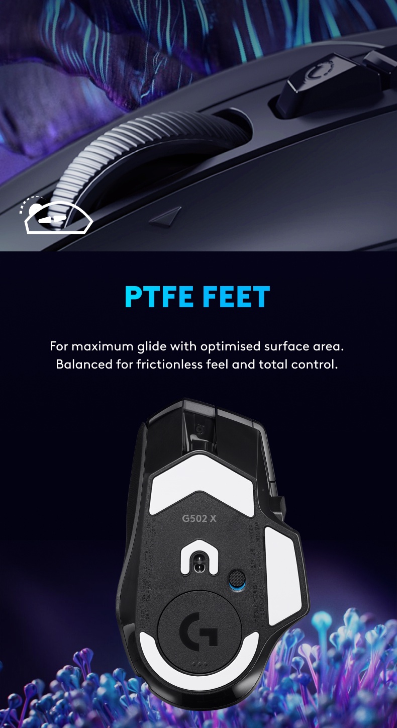 Logitech G502 X Plus Lightspeed Wireless RGB Gaming Mouse Optical Mouse ...