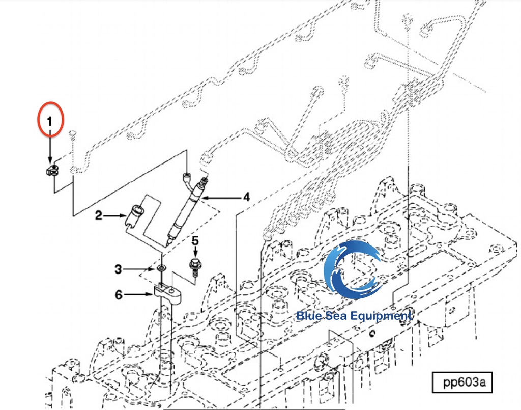 3903380 Banjo Connector Seal for Cummins 4BT / 6BT Diesel Engine Parts ...