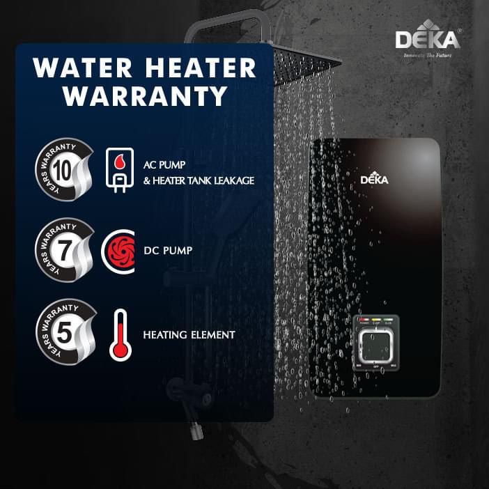 Deka AQUAS AQ88 AQ66 AQ33 DC Booster Inverter Pump with Rainshower ...