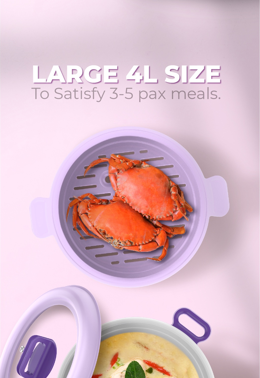 PERYSMITH 2 IN 1 MULTI COOKER SN1100 - PerySmith Malaysia
