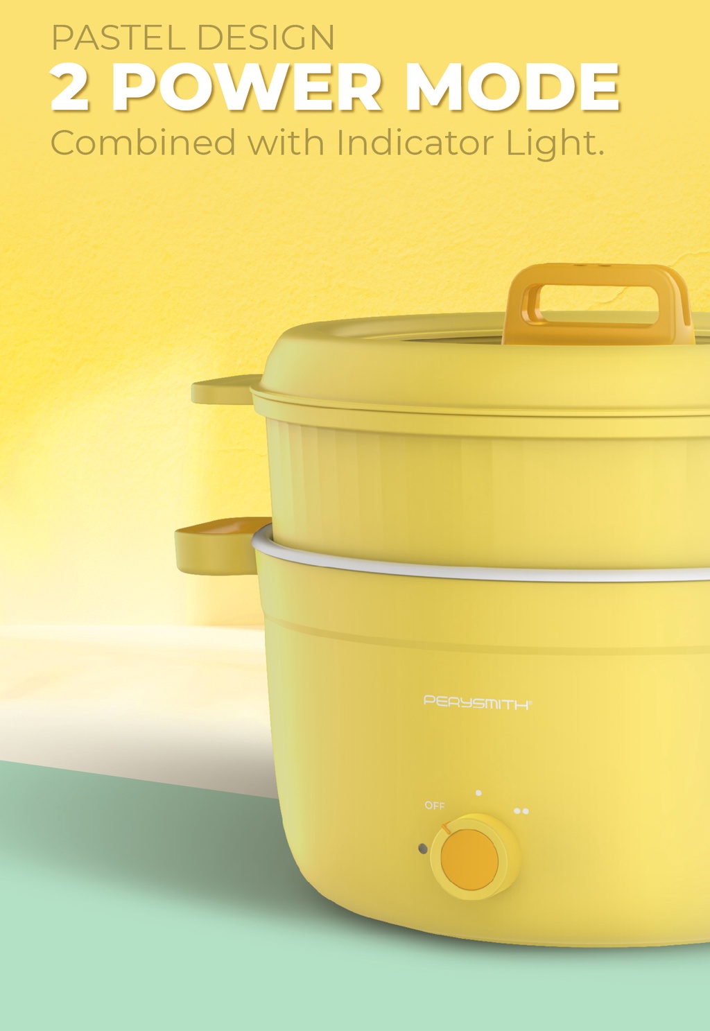 PERYSMITH 2 IN 1 MULTI COOKER SN1100 - PerySmith Malaysia