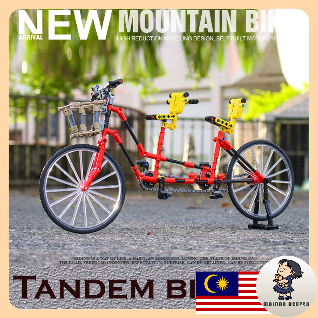 ACHKO Tandem Bicycle Building Blocks 50016 Ride Leisure Bike Bricks ...