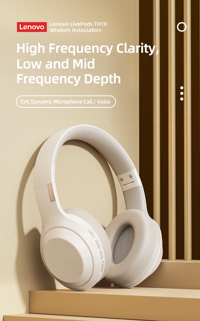 Lenovo Thinkplus TH10 TWS Stereo Bluetooth Earphones Music Headset with ...