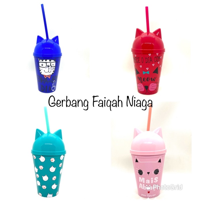 Tumbler/ Botol Air Comel Kartun Viral Kanak- Kanak / Reusable / Cute ...