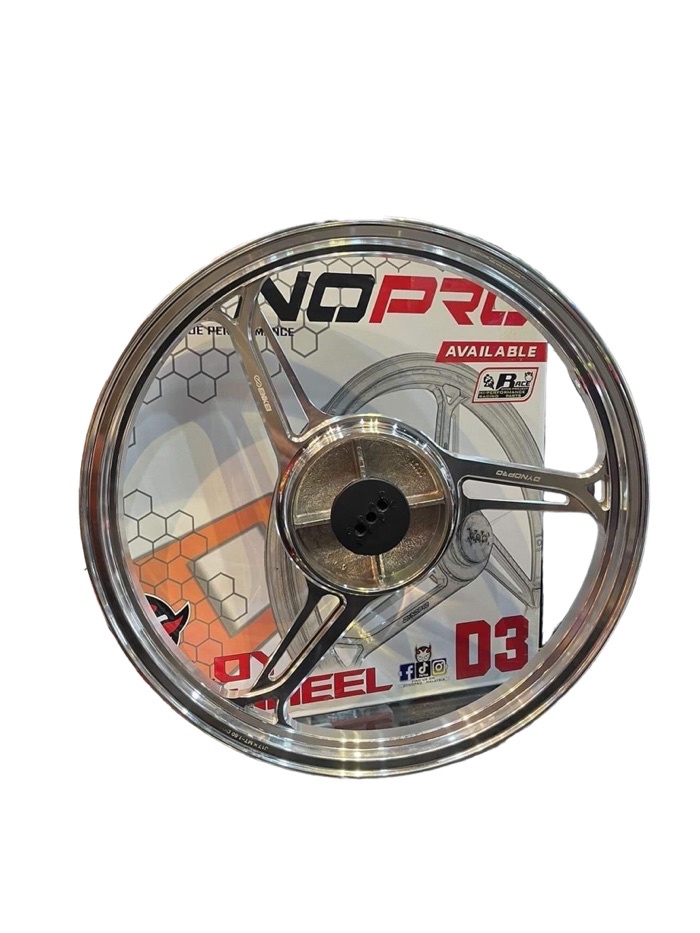 100% DYNOPRO D3 SPORT RIM Y15ZR Y16ZR RS150 RSX150 LC135 V1-V7 ALLOY PRO WHEEL D3 DYNO PROJECT ...