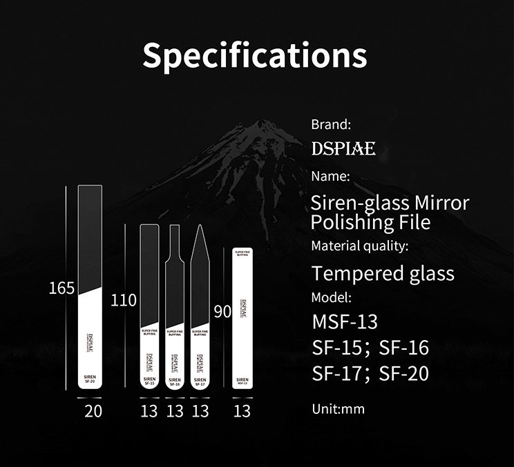 Dspiae Siren Ultimate Precision File #10000-#12000 MSF-13 SF-15 SF-16 ...