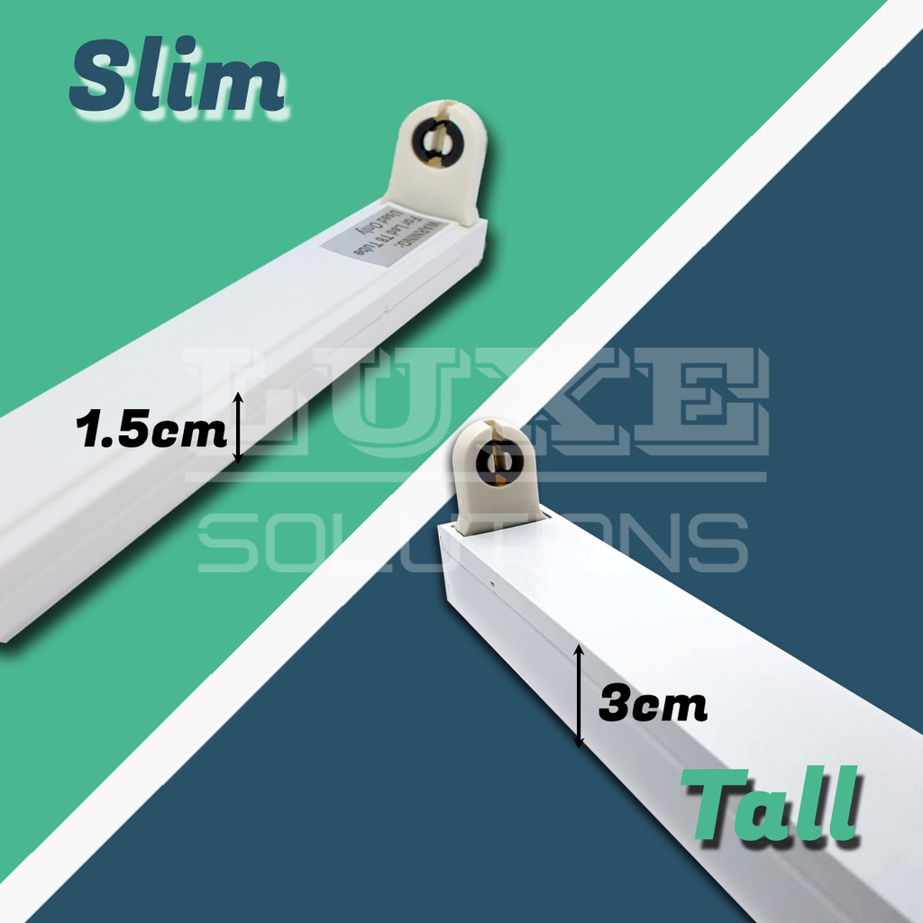 Thin/Thick Led Casing [4ft & 2ft] [Single/Double] [Slim/Tall] [Thin ...