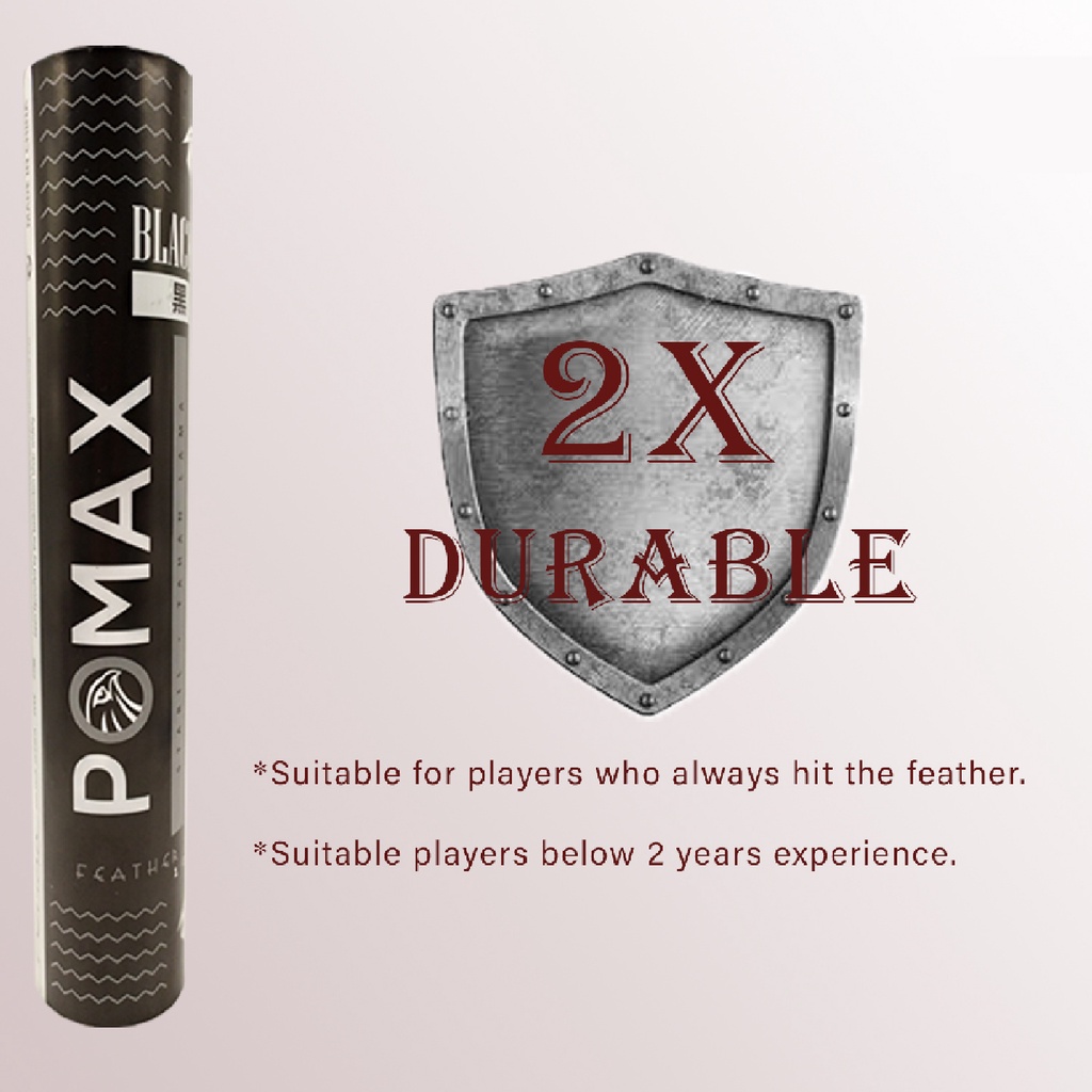 Pomax Black Hawk Badminton Shuttlecock (Durable Shuttle) | Shopee Malaysia