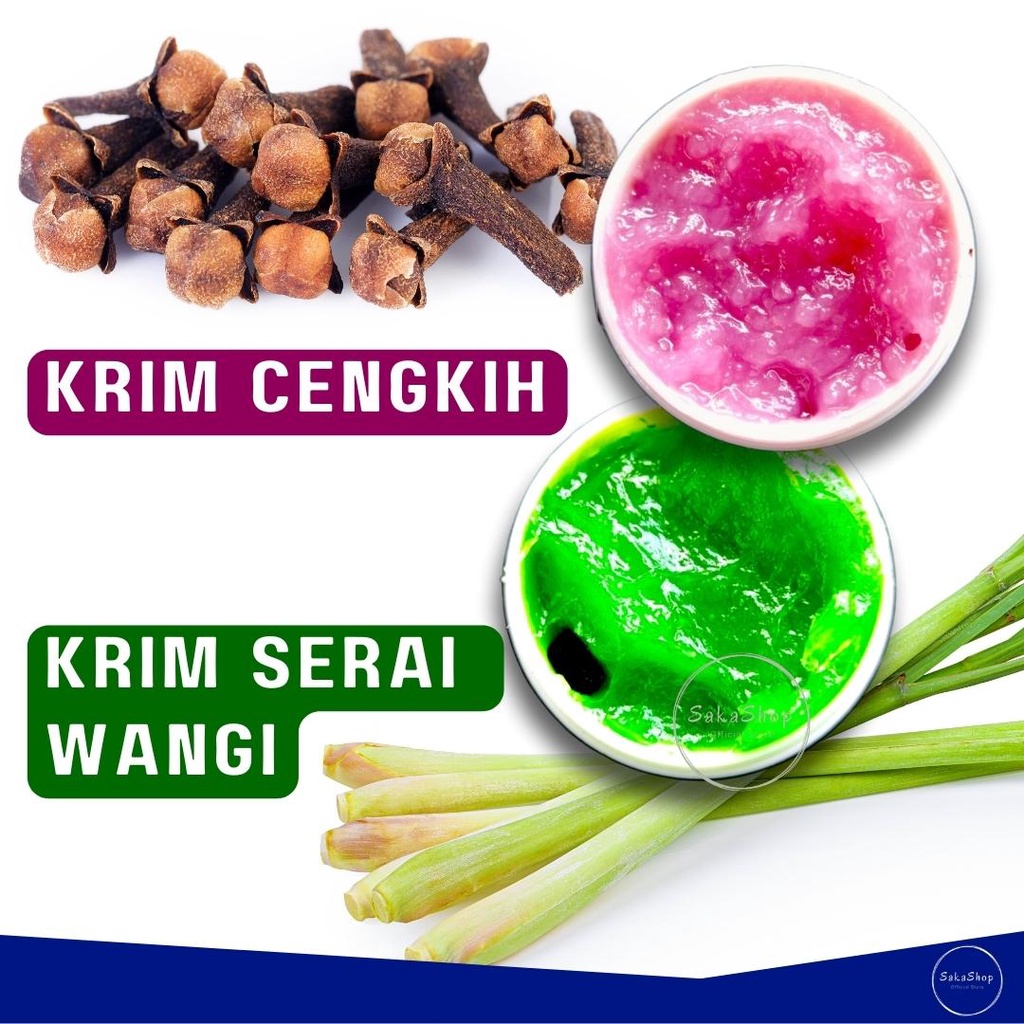 Krim Serai Wangi Krim Bunga Cengkih Balm Serai Wangi Lemongrass Cream ...