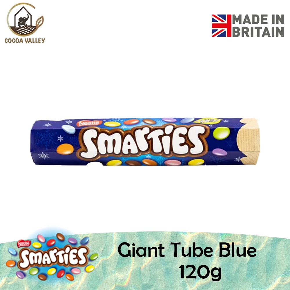 Nestle Smarties Giant Tube Blue 120g | Shopee Malaysia