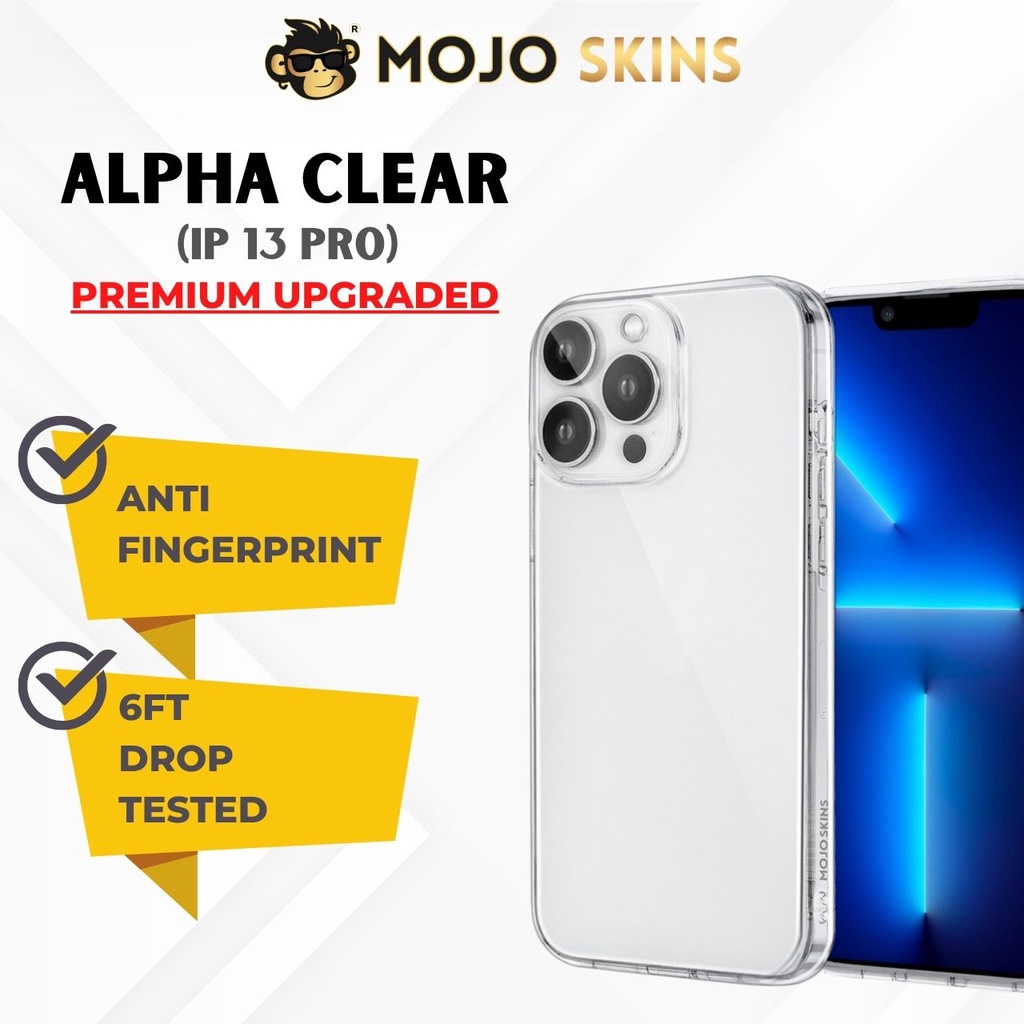 MOJOSKINS Alpha Clear Casing For iP 13 Pro Anti Drop Protection ...