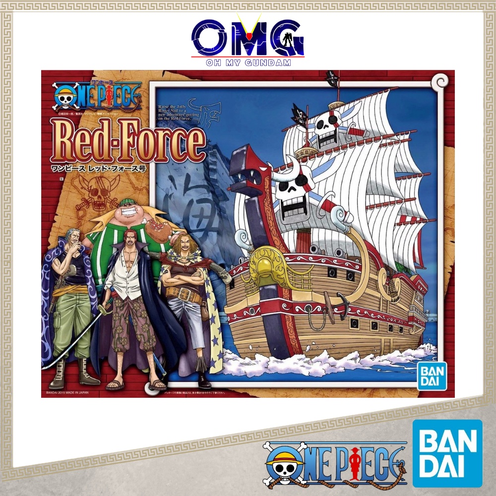 Bandai One Piece Red Force 65121 Red Hair Pirates Ship Red Force Ship ...