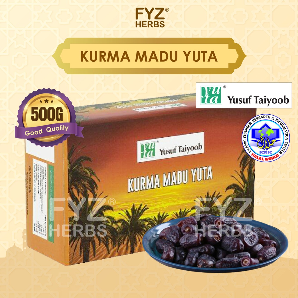 Yusuf Taiyoob KURMA MADU YUTA Dates Iran 500G | Shopee Malaysia