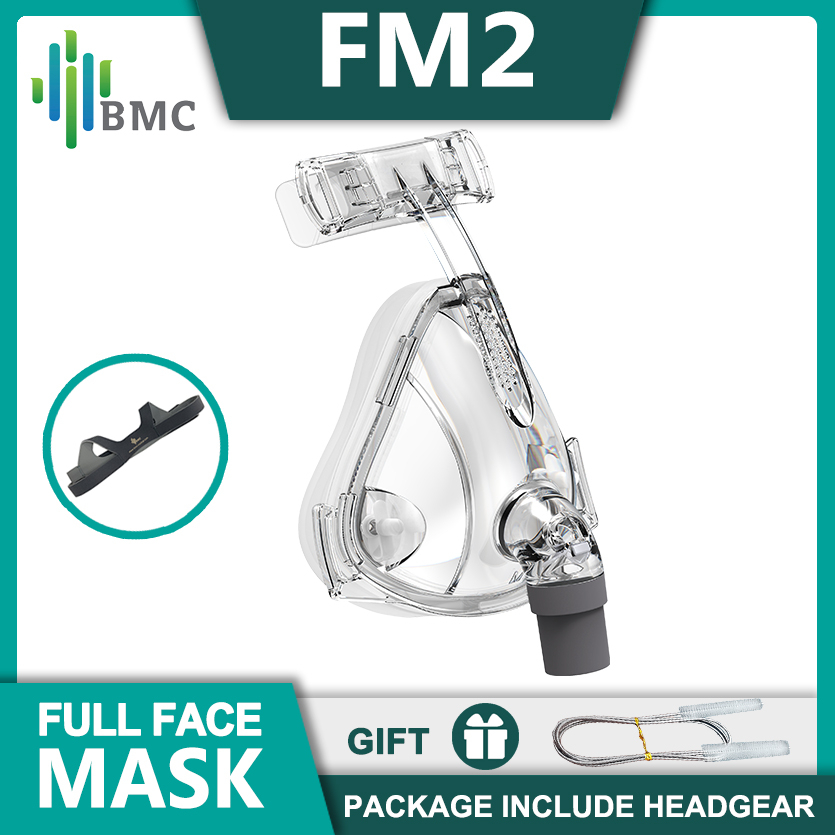BMC FM2 Face Mask For CPAP Machine Home Use Anti Snoring Apply To ...