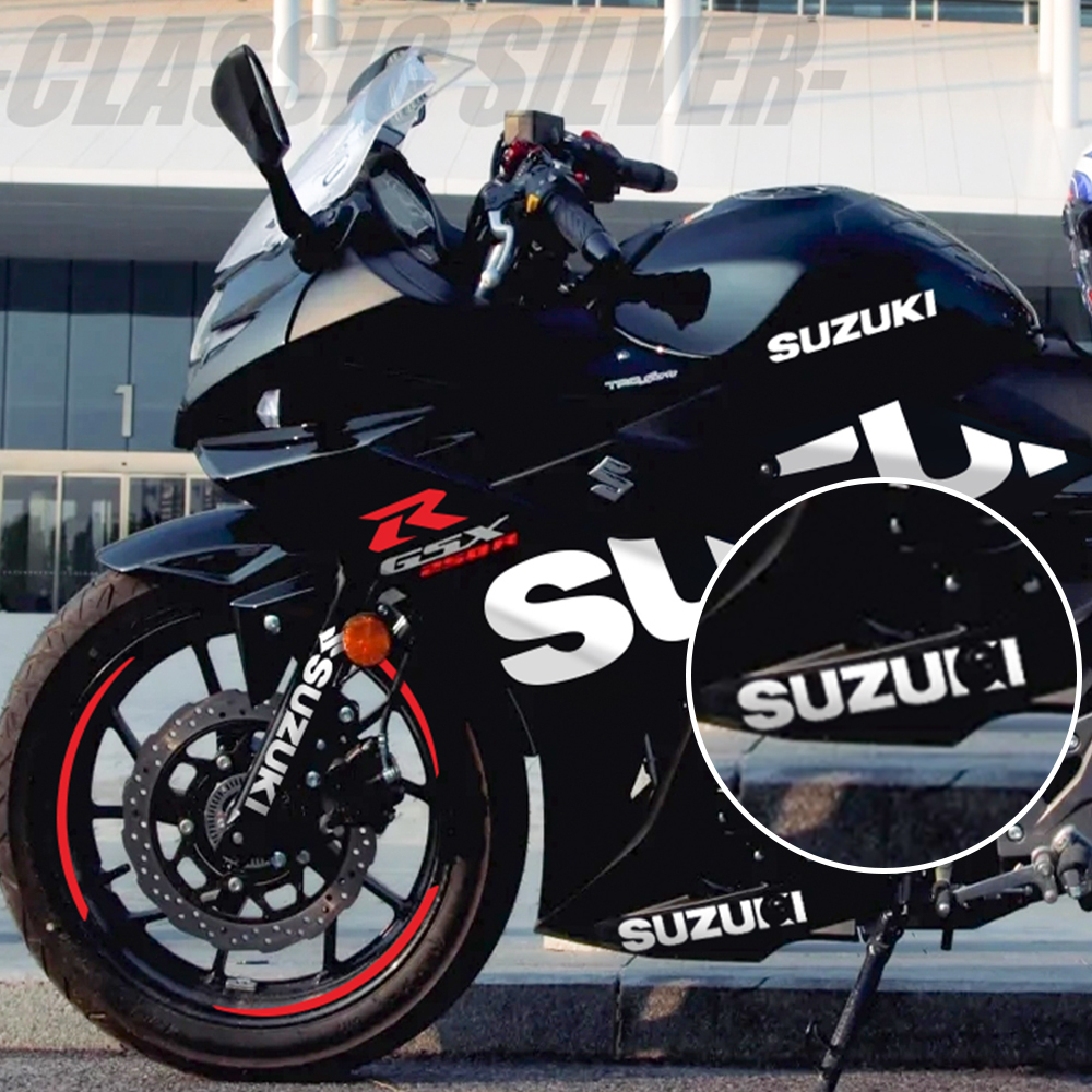 Suzuki GSX250R Motorcycle Pedals Reflective Sticker Emblem Logo ...