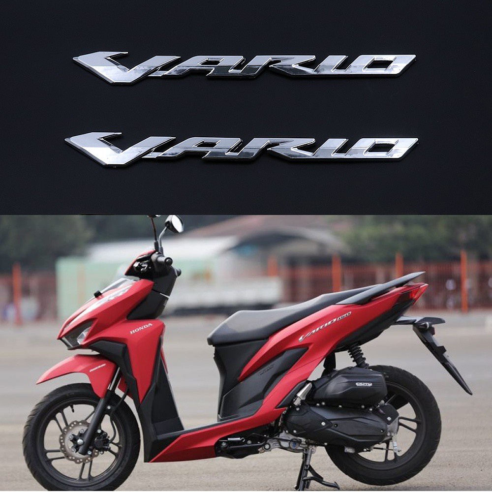 Honda Vario Emblem For Motorcycle Logo Badge 3D ABS Plastic 2Pcs ...