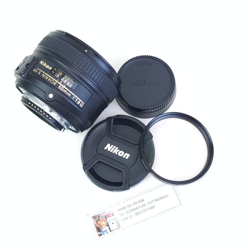 Lens Fix NIKON 50mm. F1.8 G auto focus Used In good condition (Used ...