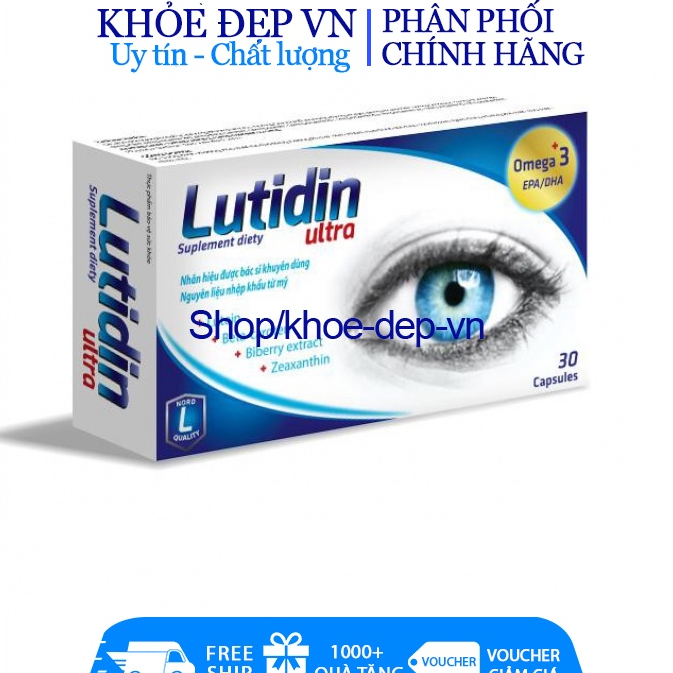 - Lutidin Ultra - Nutritional Supplement For Eyes (10 Tablets / Blister ...