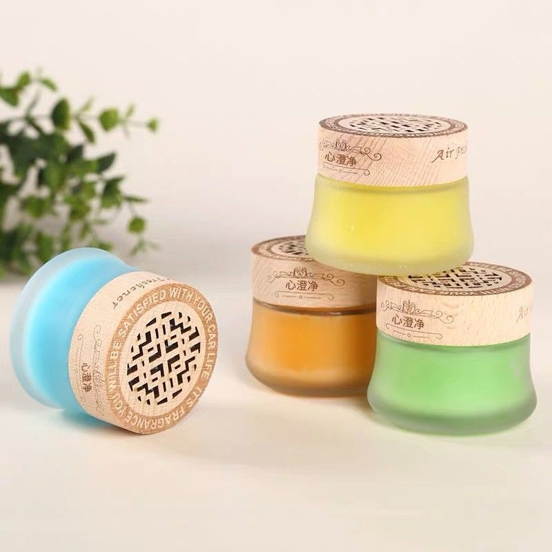 Fragrant Car Deodorant Wax Fragrant Glass Bottle | Shopee Malaysia